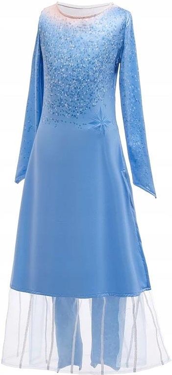 Strój Elsa Komplet Frozen 2 Sukienka Leginsy 122 - Ceny i opinie - Ceneo.pl