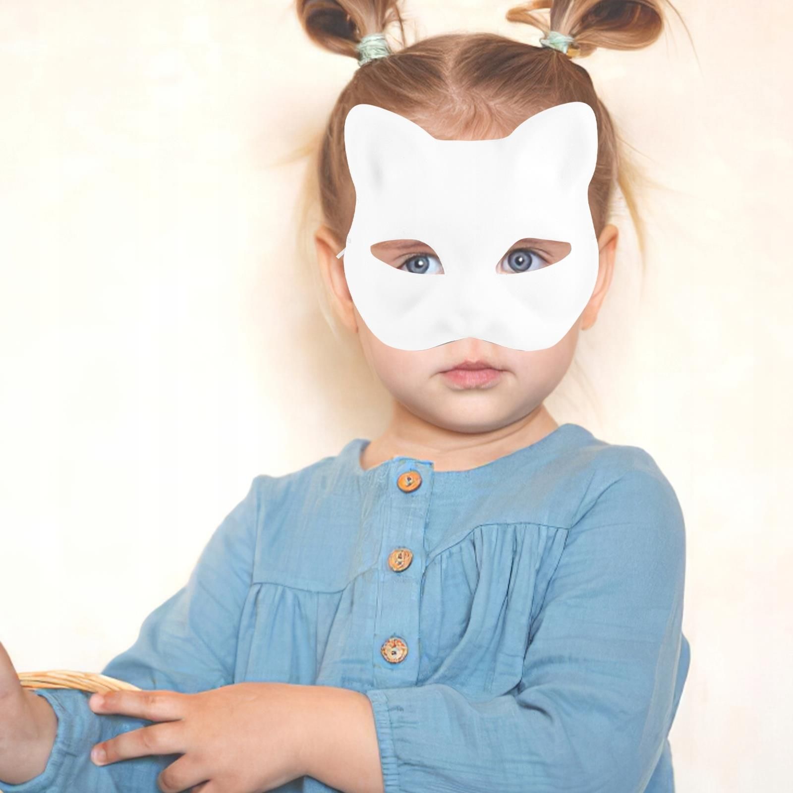 Maska Do Twarzy Kota Maska Do Malowania Maska Na Party Cosplay Maska Na ...