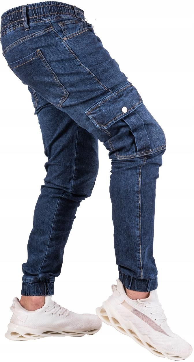 Joggery męskie Jeansowe Granatowe bojówki Gibia r.33 - Ceny i opinie ...