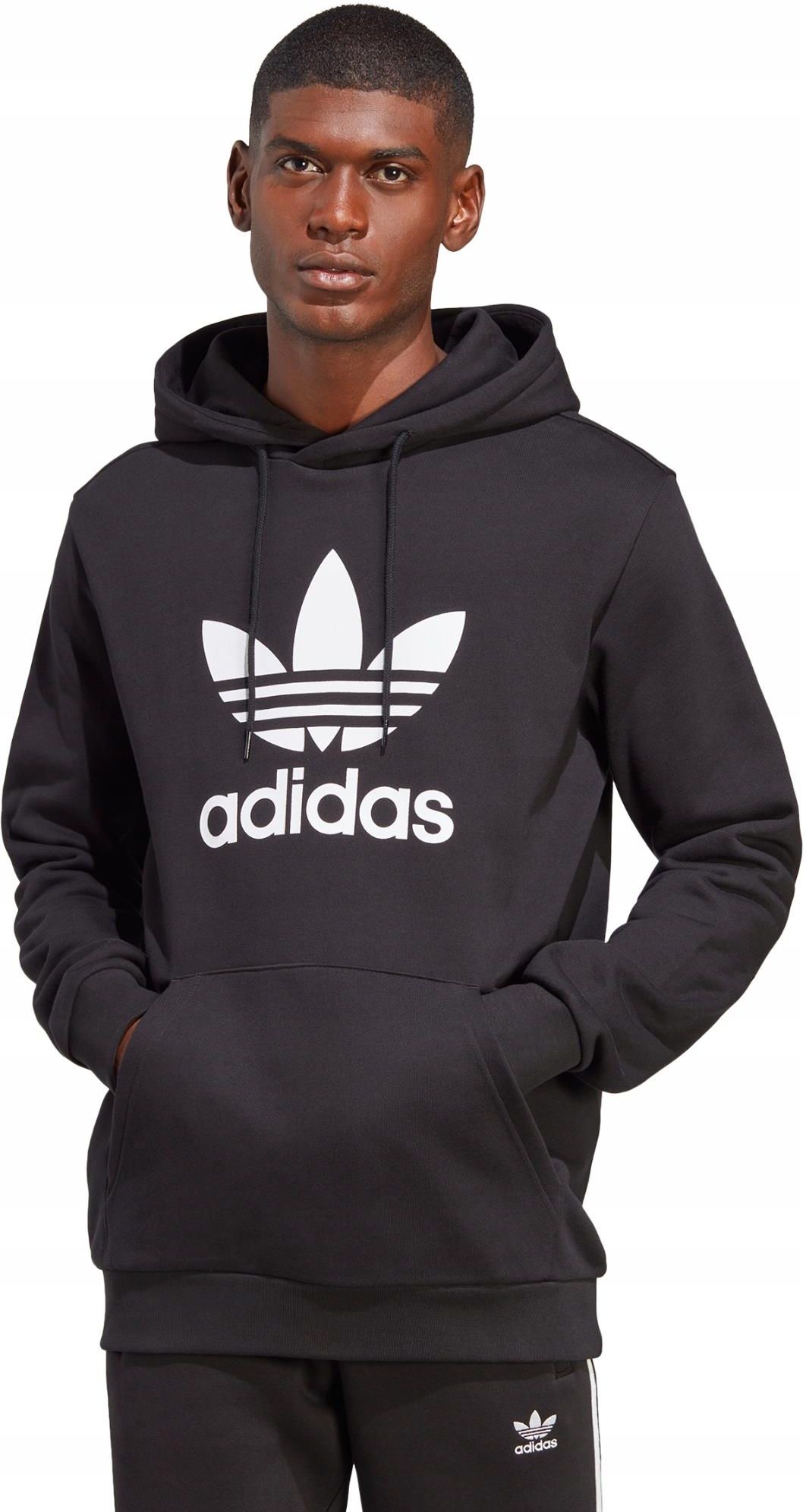 Adidas Trefoil Męska Bluza Kangurka Z Kapturem Bawełna r. M - Ceny i ...