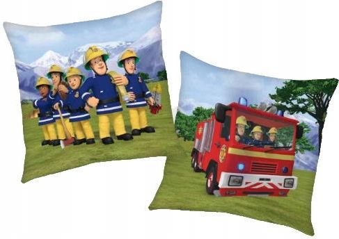 Poduszka Jasiek Strażak Sam Straż Pożarna Dekoracyjna Dziecięca Dla ...