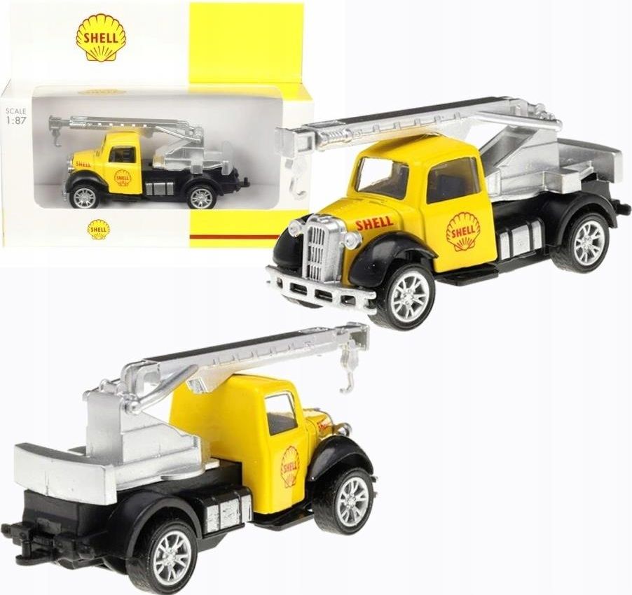 Shell Auto Dźwig Zabawka Dla Dzieci Pojazd Budowlany Old Timer Autko ...