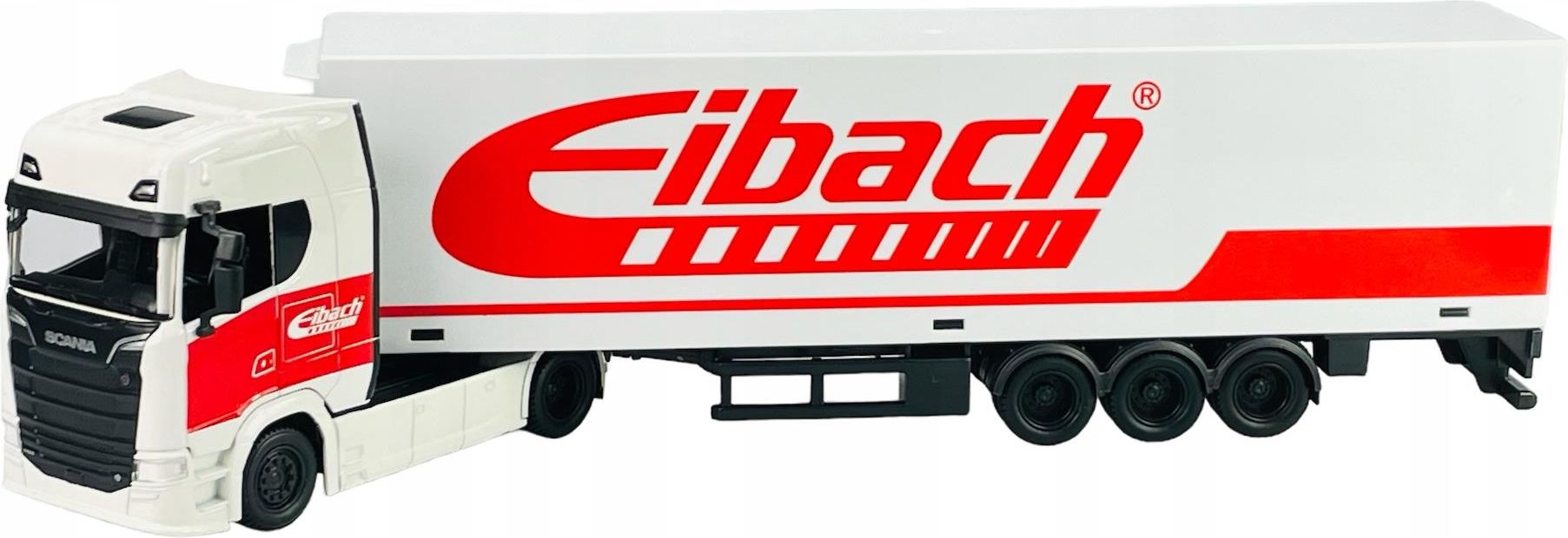 Bburago Scania 770S Przyczepa Eibach 1:43 Tir Nowy Model Ciężarówka ...