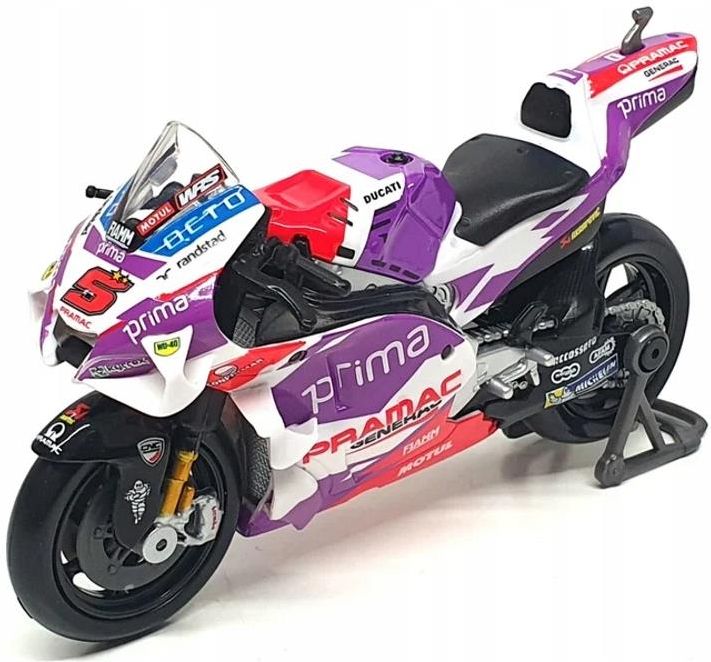 Maisto Motocykl Ducati Desmosedici Gp Pramac 2022 #5 Zarco 1/18 36390 ...
