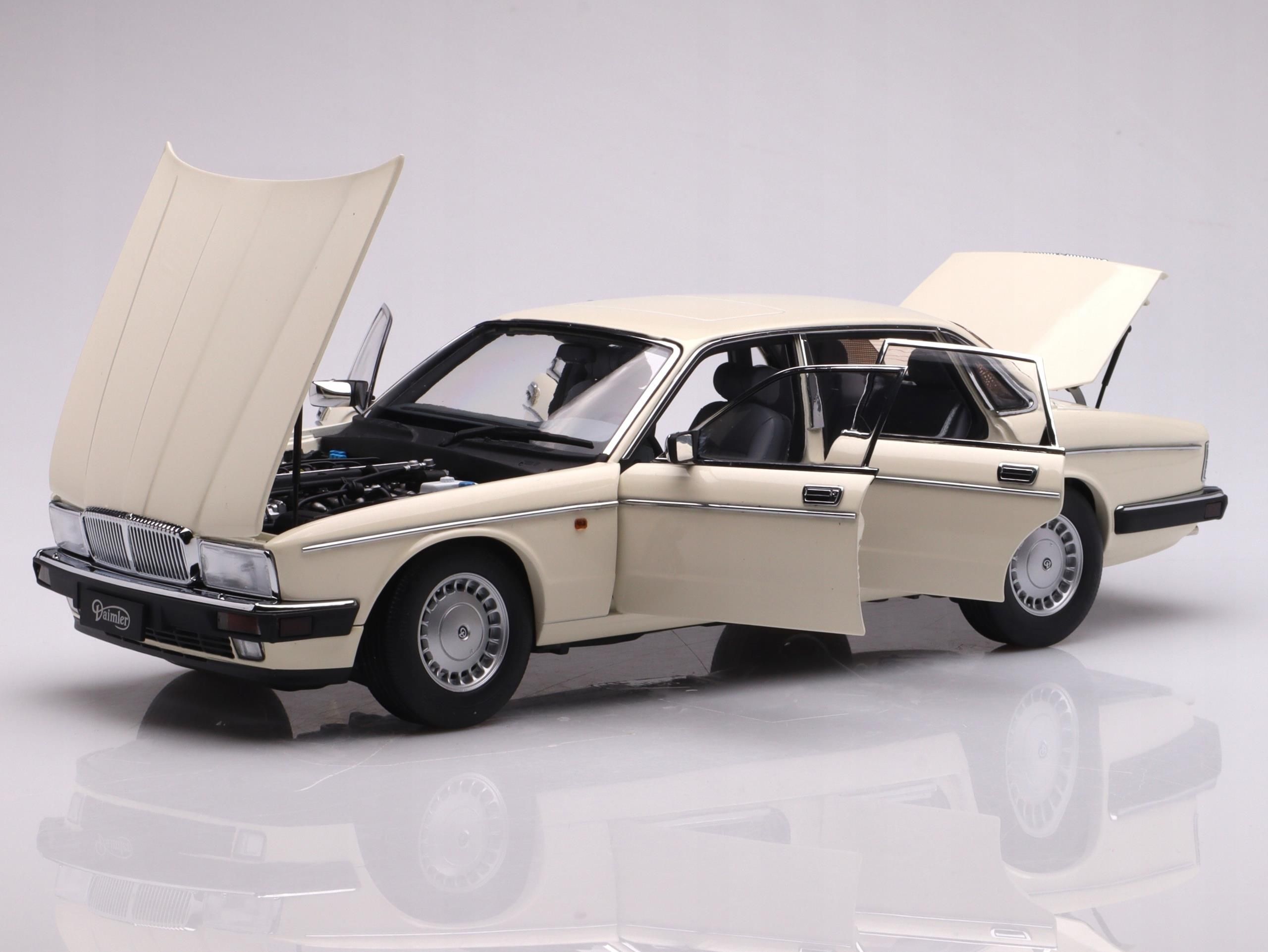 Model Samochodu Jaguar Xj6 Xj40 1986 Glacier White Almost Real 1:18 ...
