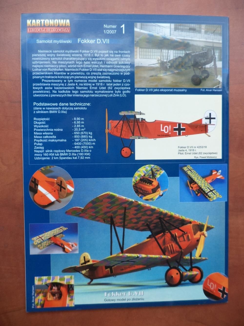 Model Samolotu Fokker G1 Diy Do Złożenia Druk 3D Różne BRAK - Ceny i ...