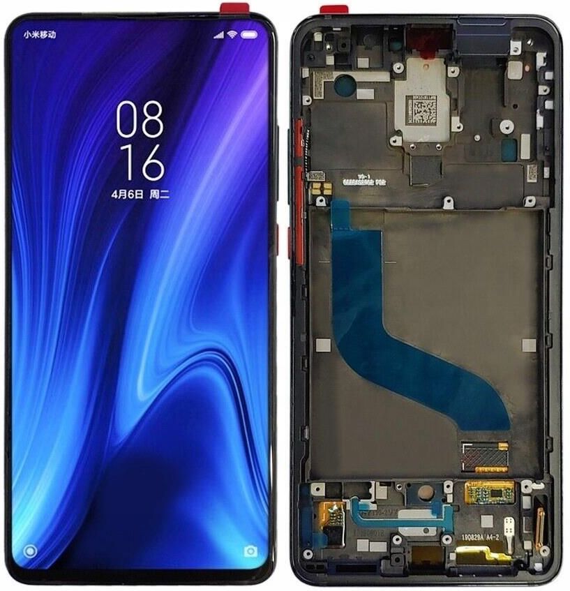 Podzespoły do telefonu WYŚWIETLACZ EKRAN XIAOMI MI 9T MI9T TFT RAMKA ...