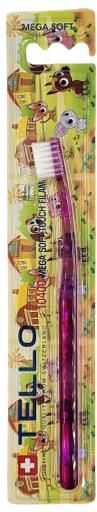 Tello Swiss Kids 10400 Pink 1Szt. Ultra Delikatna Szczoteczka Do Mycia ...