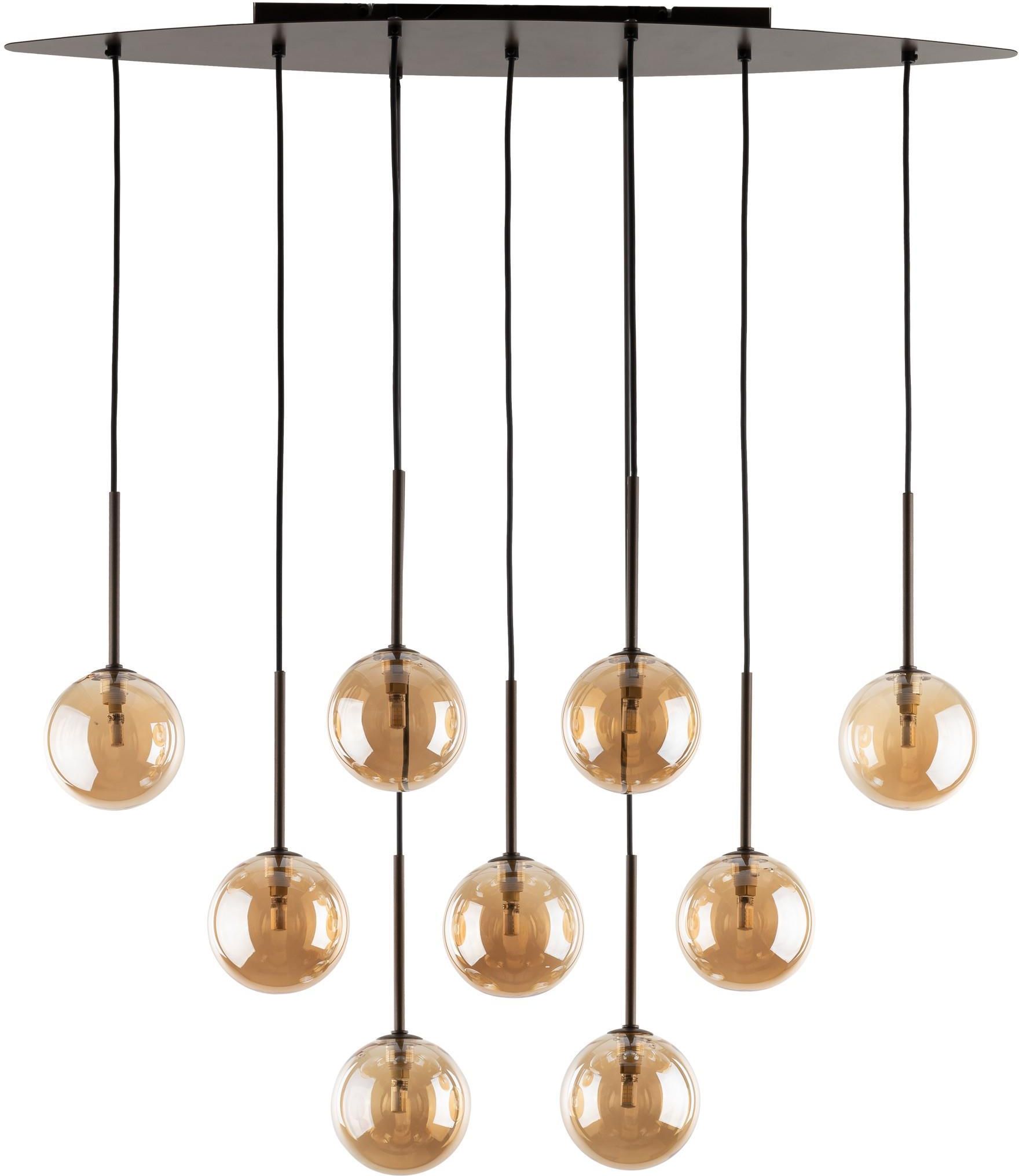 Tk Lighting - Lampa Wisząca Estera 9Xg9 Brązowy/Bursztynowy (6149) - Opinie i atrakcyjne ceny na ...