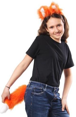 Kraszek Strój Lisa Liska Opaska Puszysty Ogon EKZLIS02 - Ceny i opinie ...