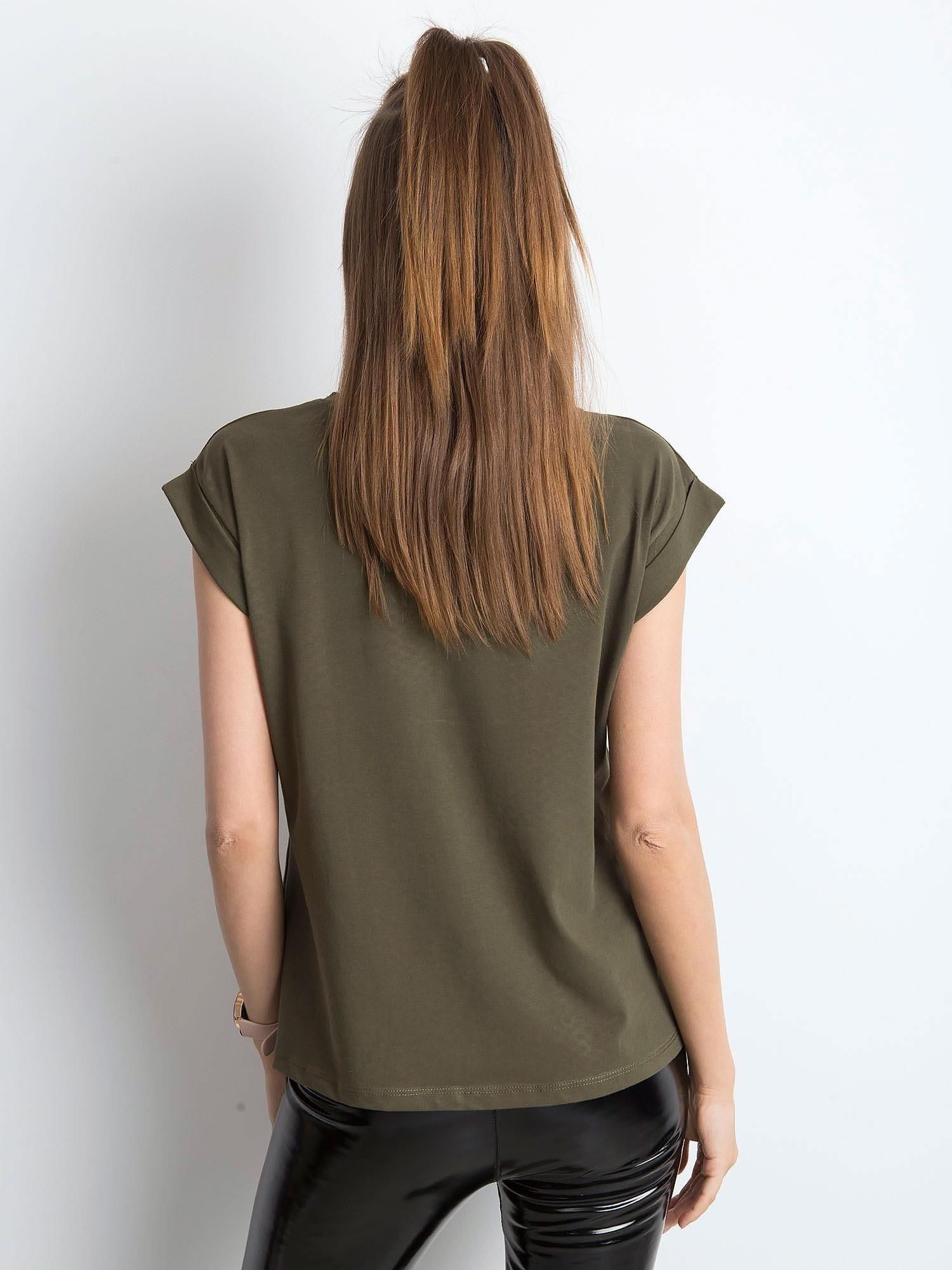 T-shirt-RV-TS-4833.36P-khaki : Kolor - Khaki, Rozmiar - XL - Ceny i ...