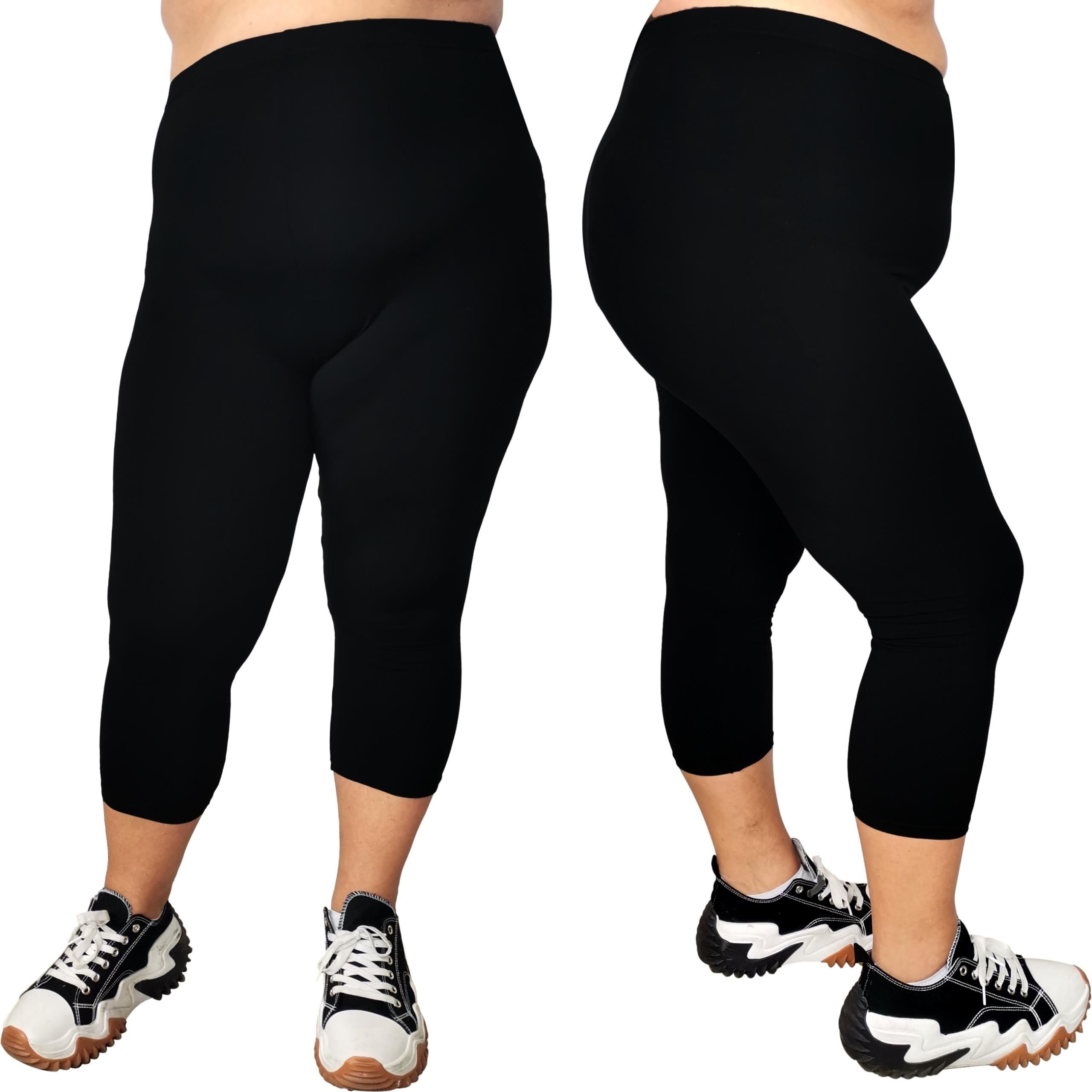 Legginsy 3/4 damskie bambusowe leginsy getry 8XL - Ceny i opinie - Ceneo.pl