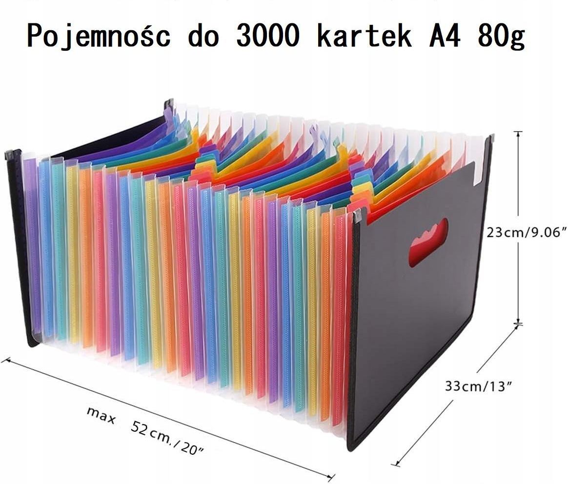 Teczka Na Dokumenty Składana 24 Przegródki Kartotekowa Harmonijkowa Pudełko - Ceny i opinie ...