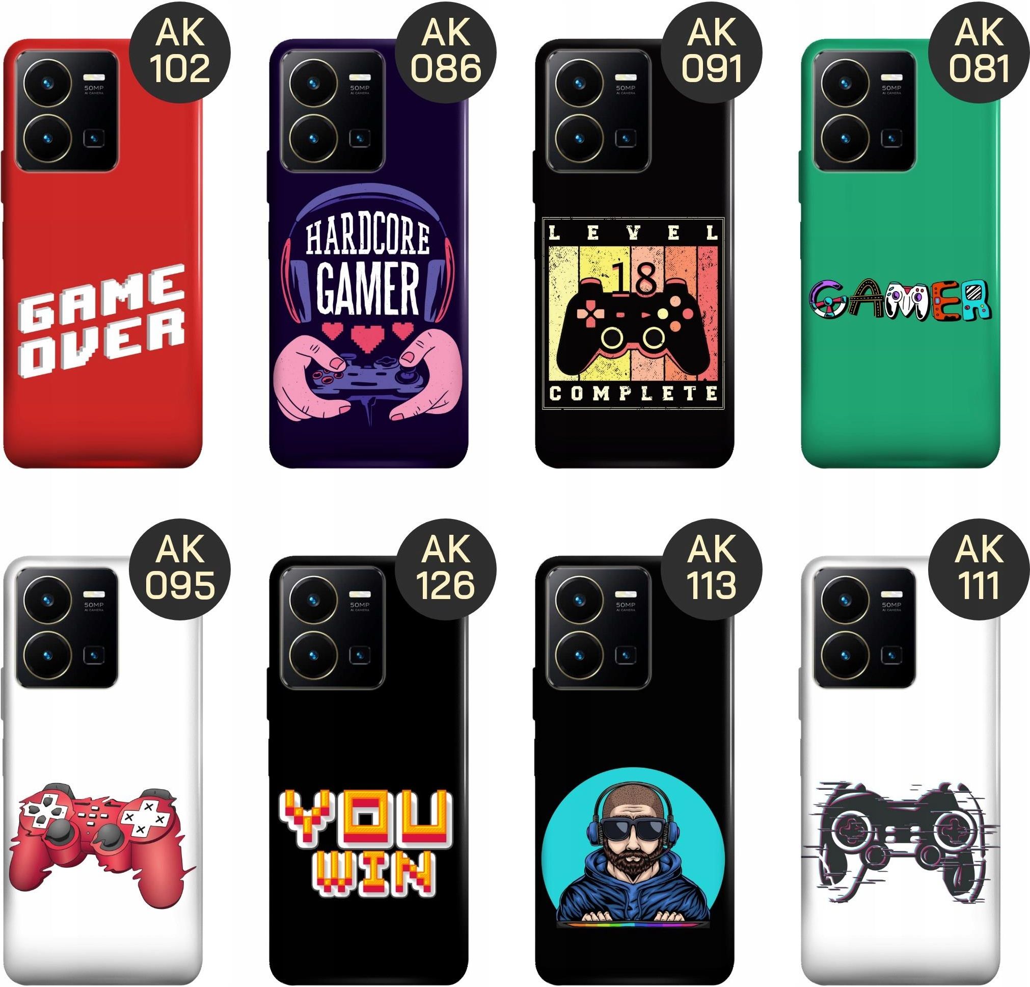 Hello Case Etui Do Vivo Y35 4G Dla Gracza Gracz Gamer Game Over - Etui ...