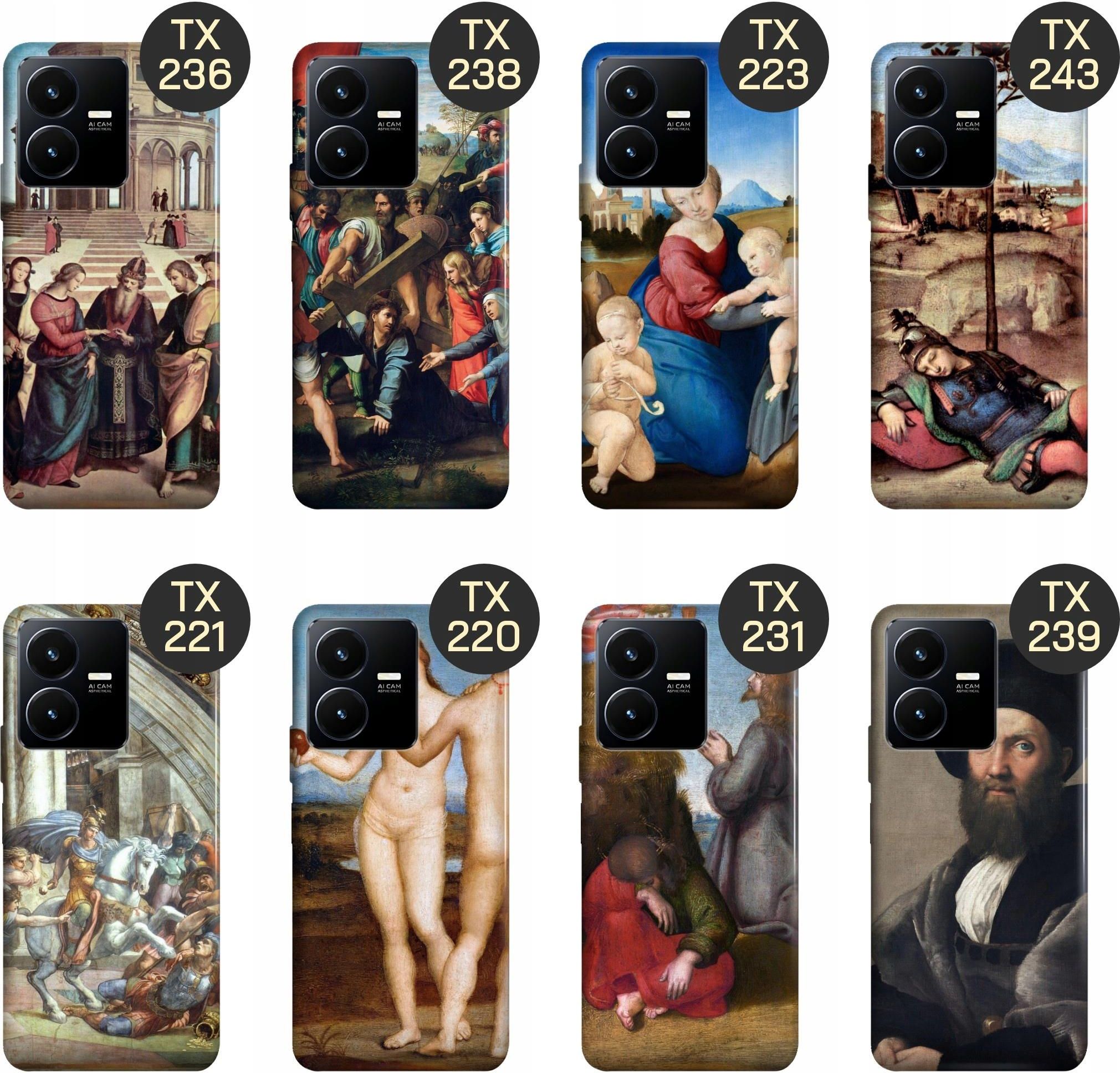 Hello Case Etui Do Vivo Y22 2022 4G Raffaello Raphael Obrazy Renesans - Etui na telefon, ceny i ...