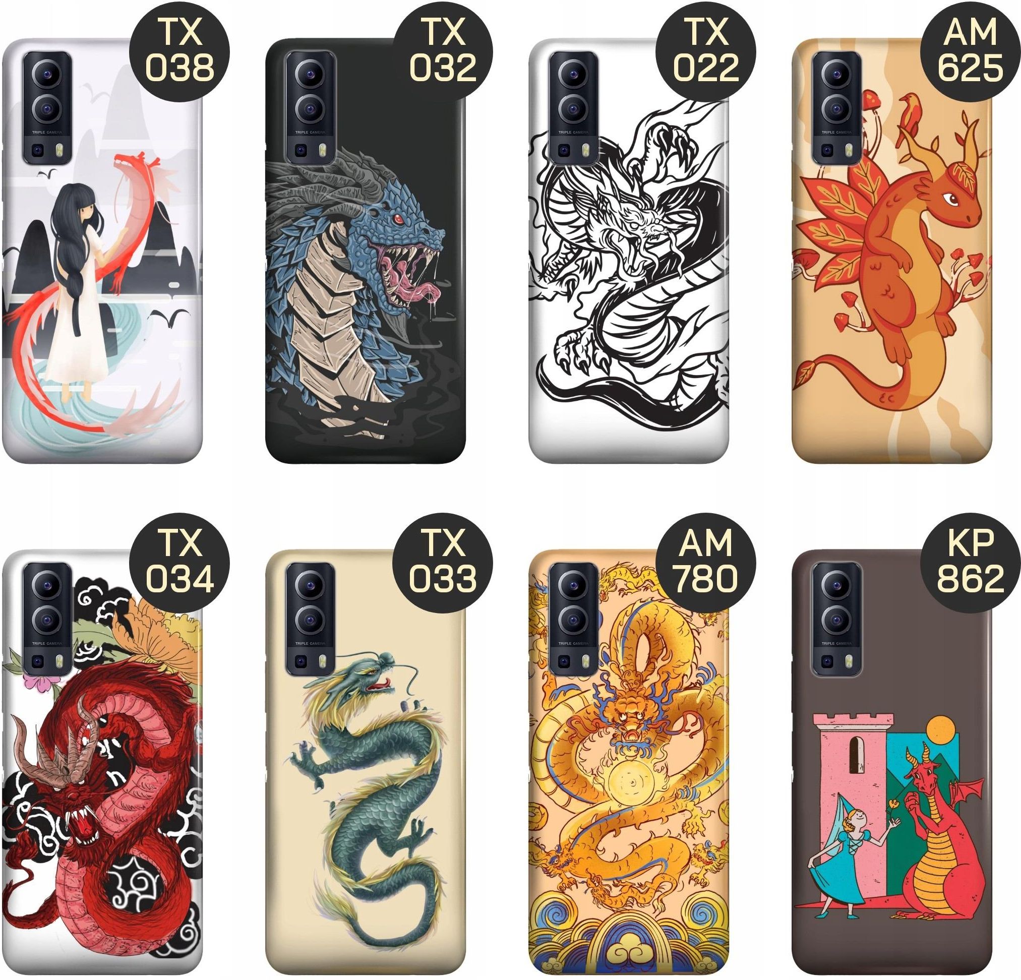 Hello Case Etui Do Vivo Y52 5G Smoki Dragon Taniec Smoków - Etui na ...