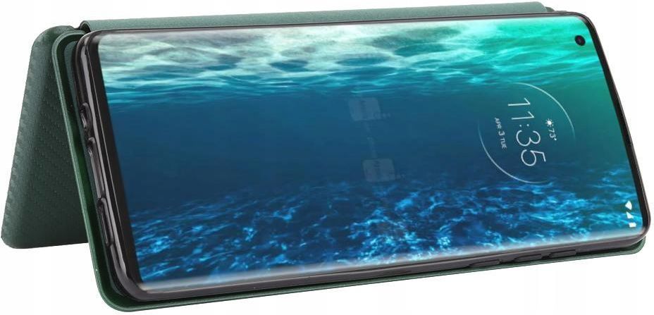 Sprawa Dla Motorola Moto Edge Skórzany Futerał Folio Z Klapką ...