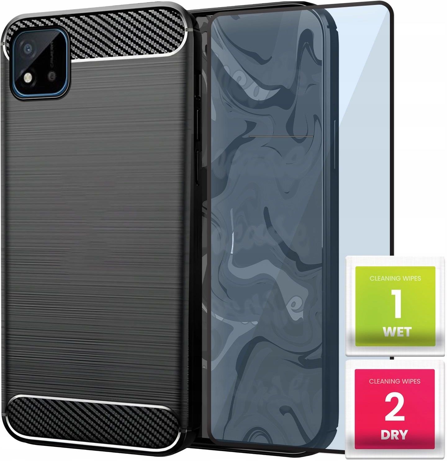 Hello Case Etui Do Realme C11 2021 Pancerne Karbon Czarne - Etui na ...