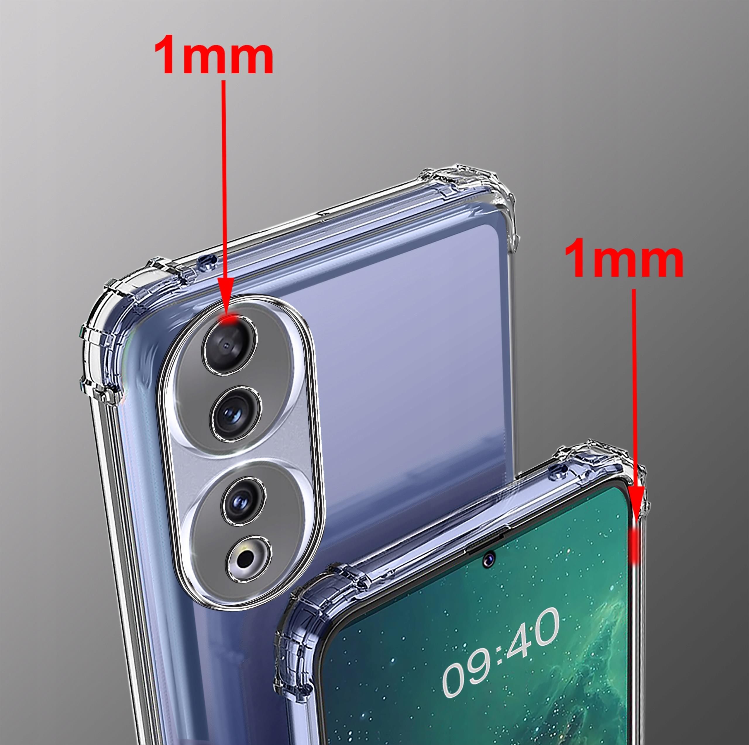 Krainagsm Etui Do Honor 90 5G Anti Shock Clear Case - Etui na telefon ...