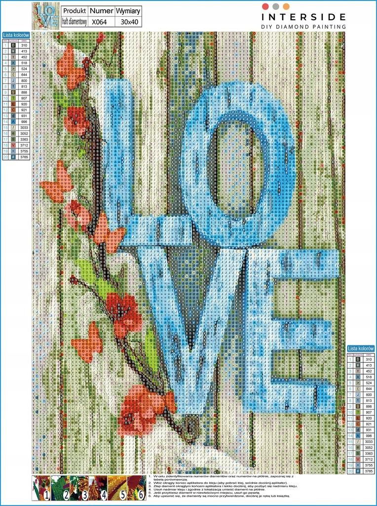 Haft Diamentowy Mozaika Diamond Painting Zestaw DPX064 - Ceny i opinie ...