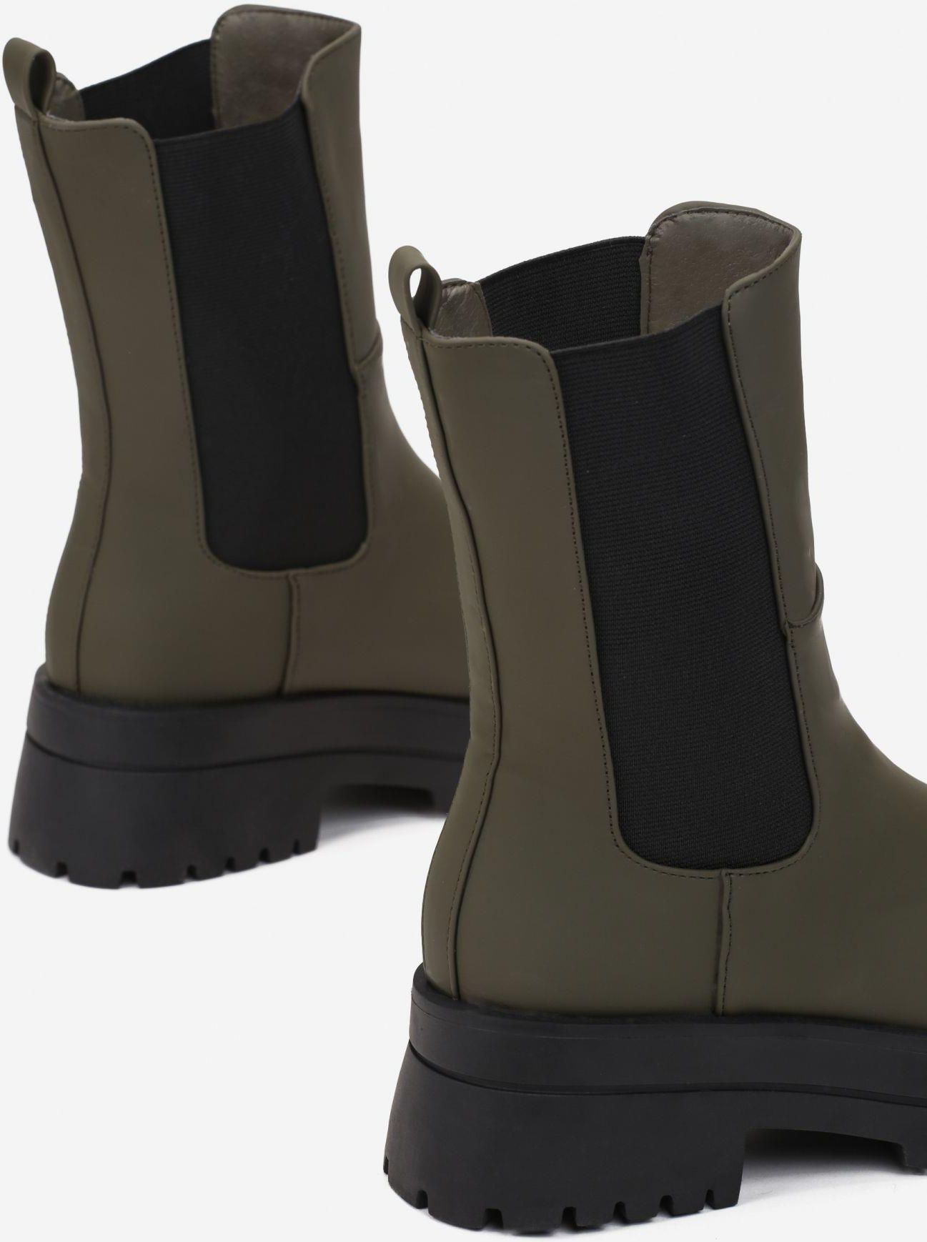 Renee Khaki Botki damskie 39 Ekoskóra - Ceny i opinie - Ceneo.pl