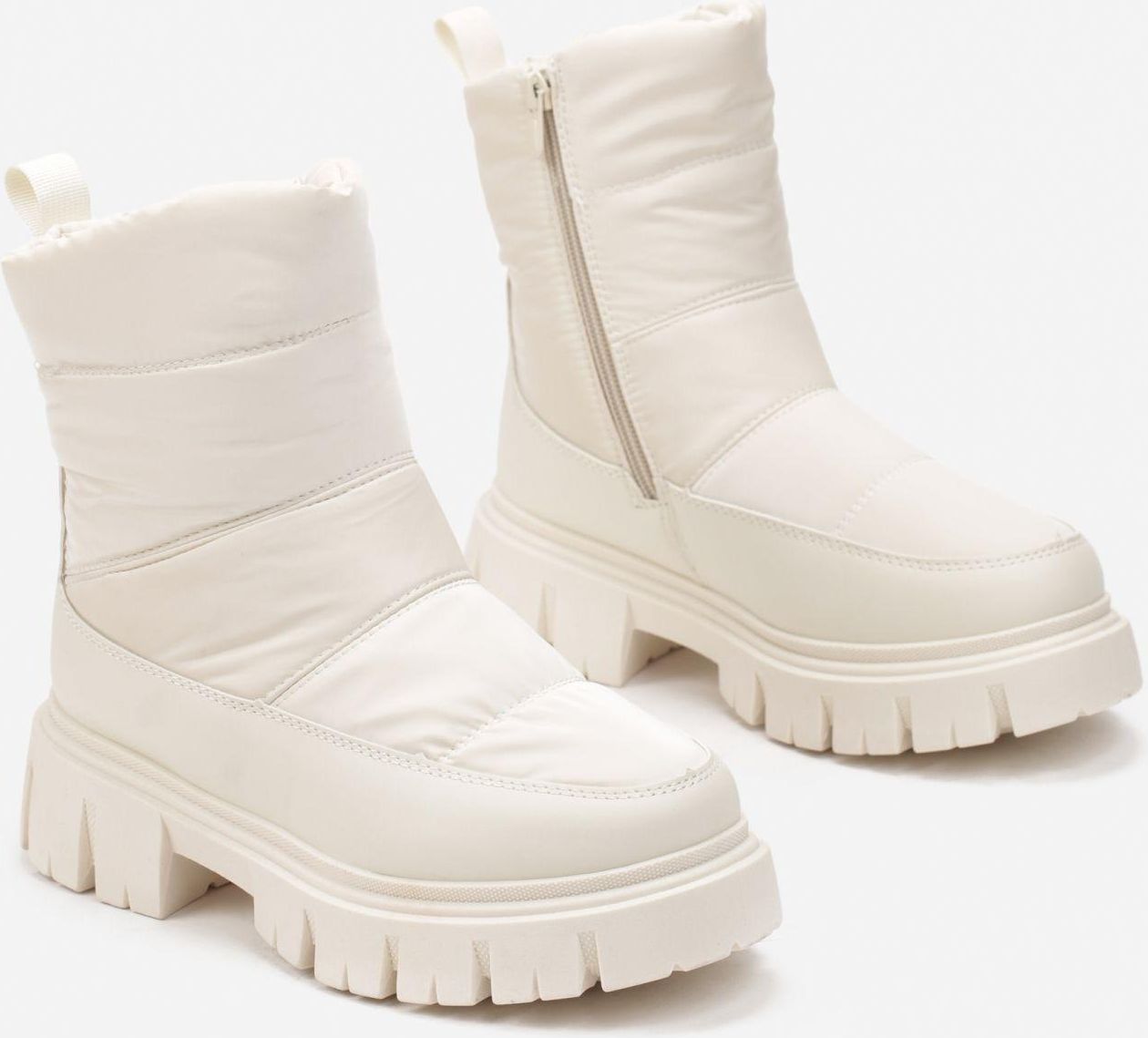 Born2Be Beżowe Śniegowce damskie 40 Zima Ekoskóra - Ceny i opinie ...