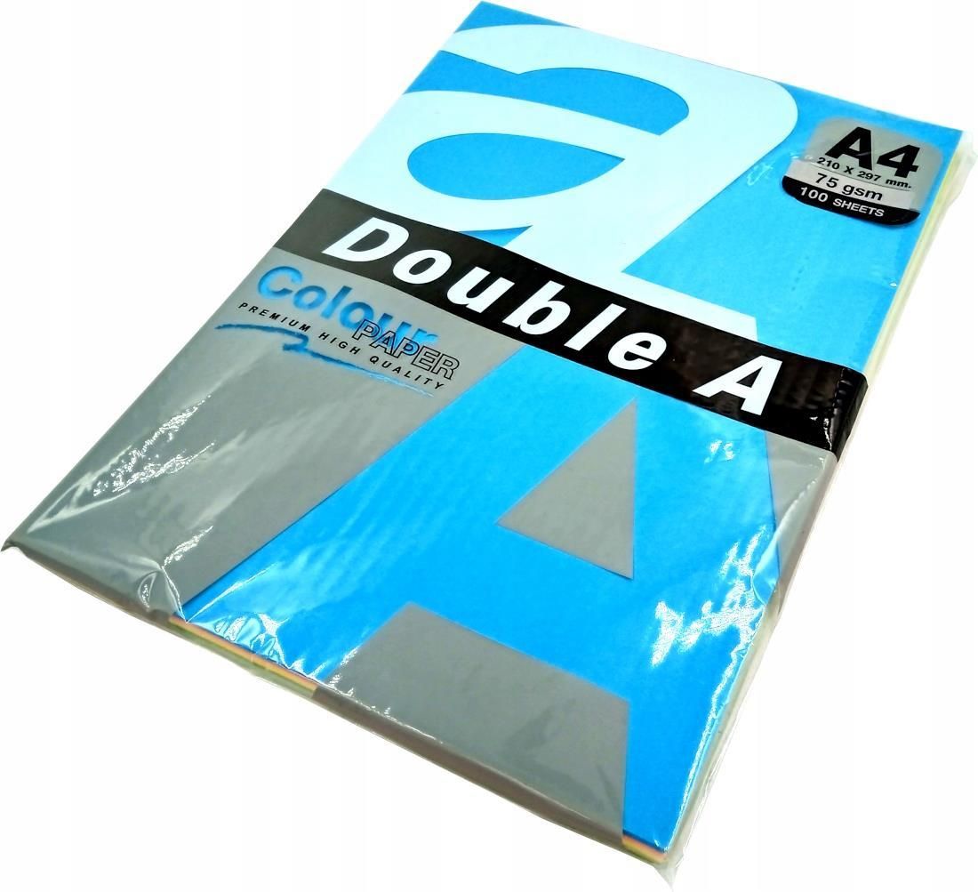 Double A Papier Kolor A4 Mix Neonowy 5 Kolorów /100Ark/ (24790) - Ceny ...