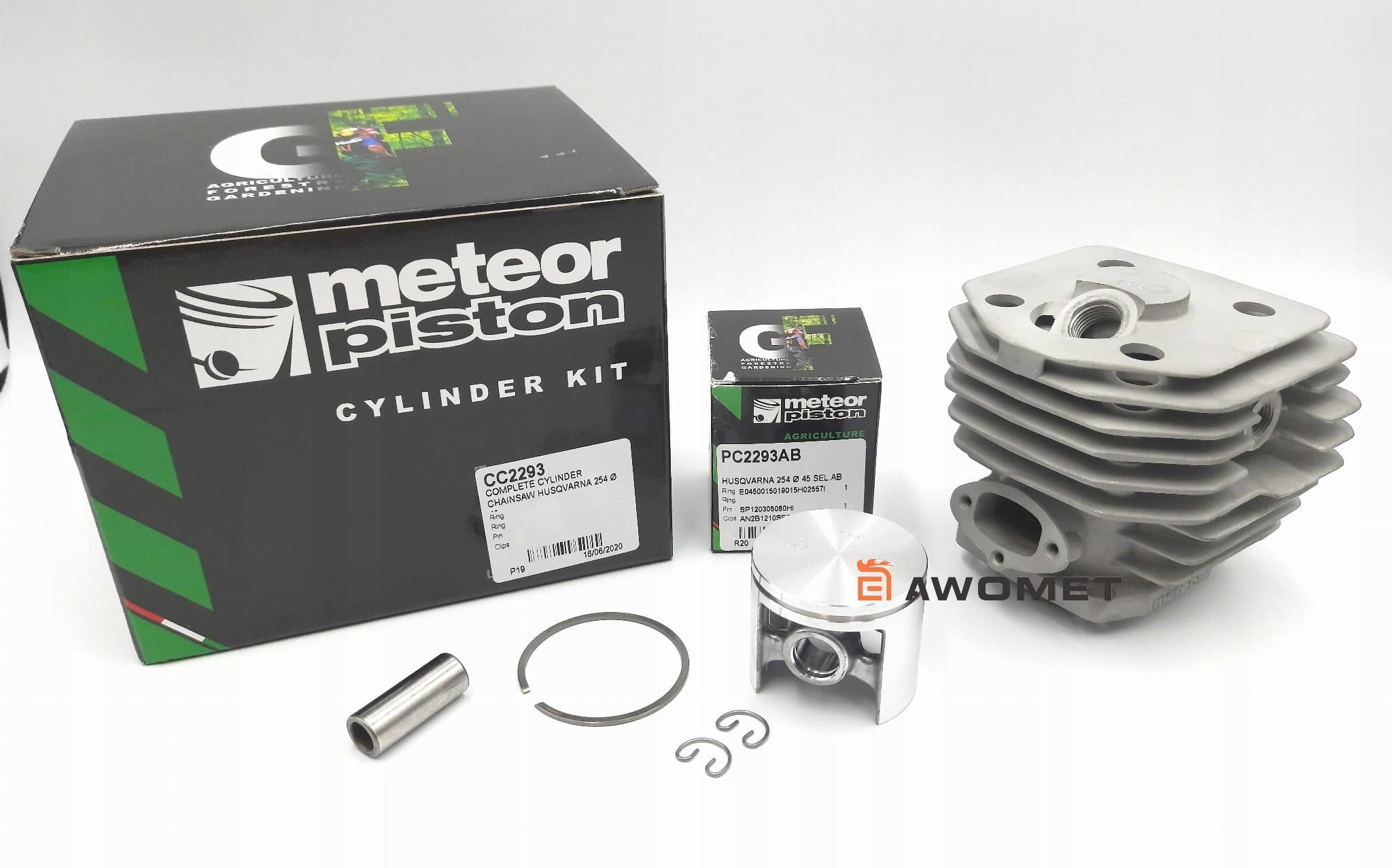 Meteor Piston Cylinder Do Husqvarna 254 254Xp 45mm Meteor Włoski - Ceny ...