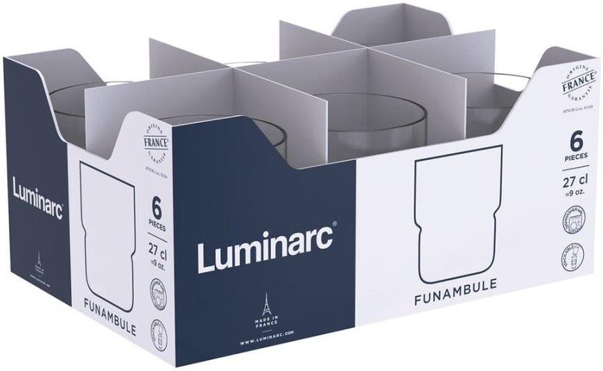 Luminarc Szklanka Funambule Przezroczysty Szkło 270Ml 24Szt. - Opinie i ...