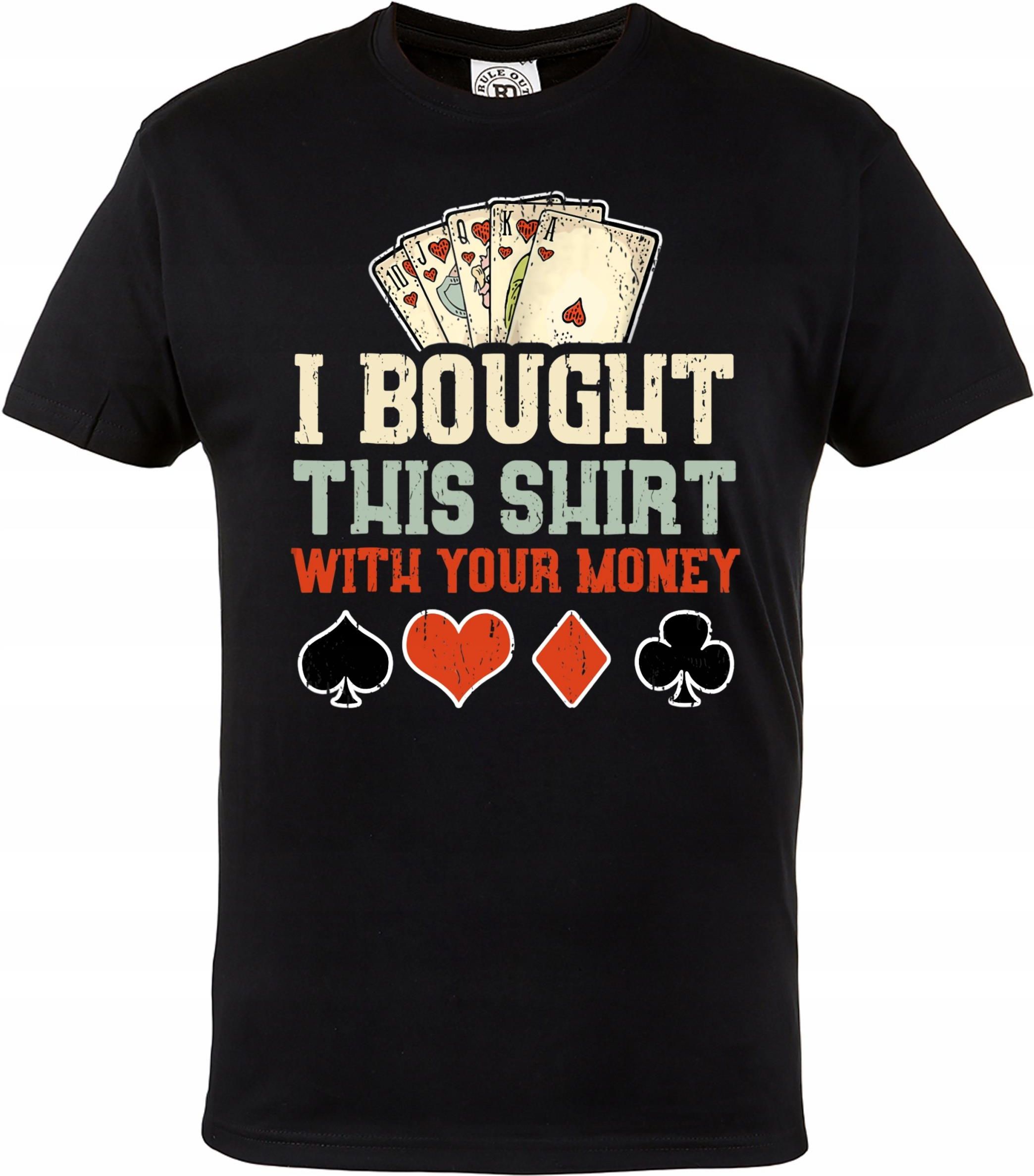 Męska Koszulka Poker Texas Holdem Karty Kasyno - Ceny i opinie - Ceneo.pl
