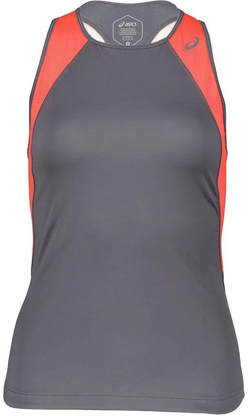 Asics Top Sportowy Quot Club Tank W Kolorze Szaro Pomarańczowym - Ceny ...