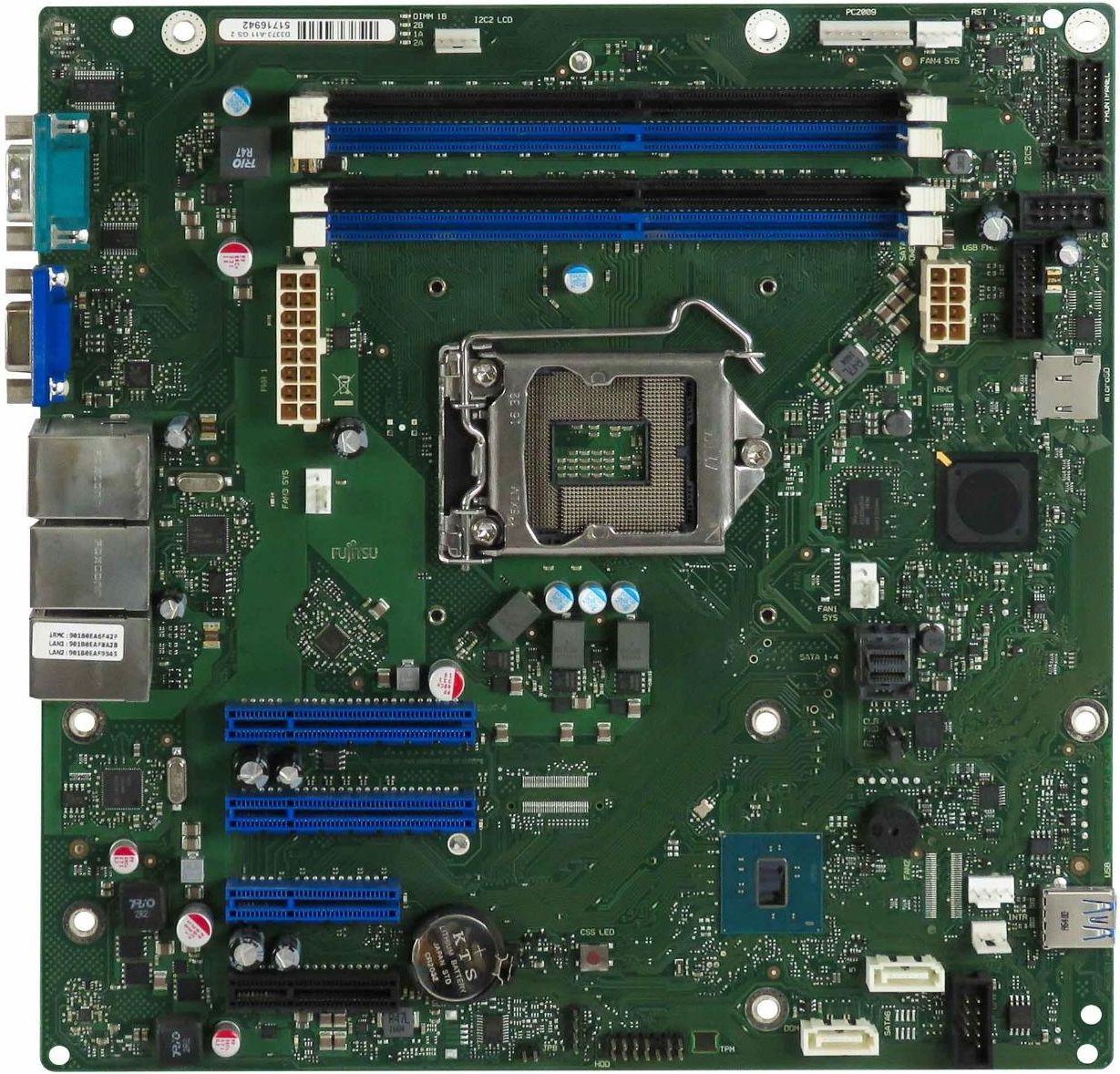 Podzespoły do laptopa Fujitsu D3373-A11 GS2 LGA1151 4x DDR4 Intel C236 ...