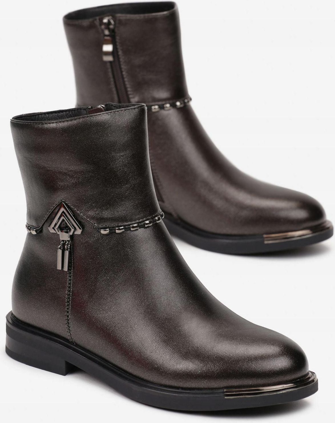 Born2Be Złote Botki 33 Zima Ekoskóra - Ceny i opinie - Ceneo.pl