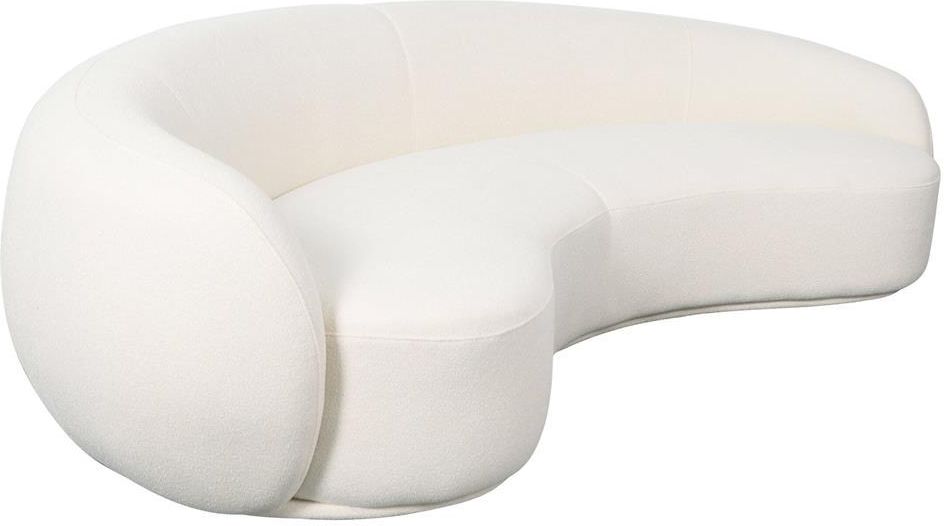 Livin Hill Biała Sofa Półokrągła W Stylu Art Deco 260 Cm Nua - Opinie i ...