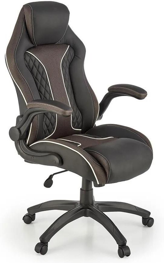 Elior Brązowy Nowoczesny Fotel Obrotowy Quinx - Opinie i atrakcyjne ...