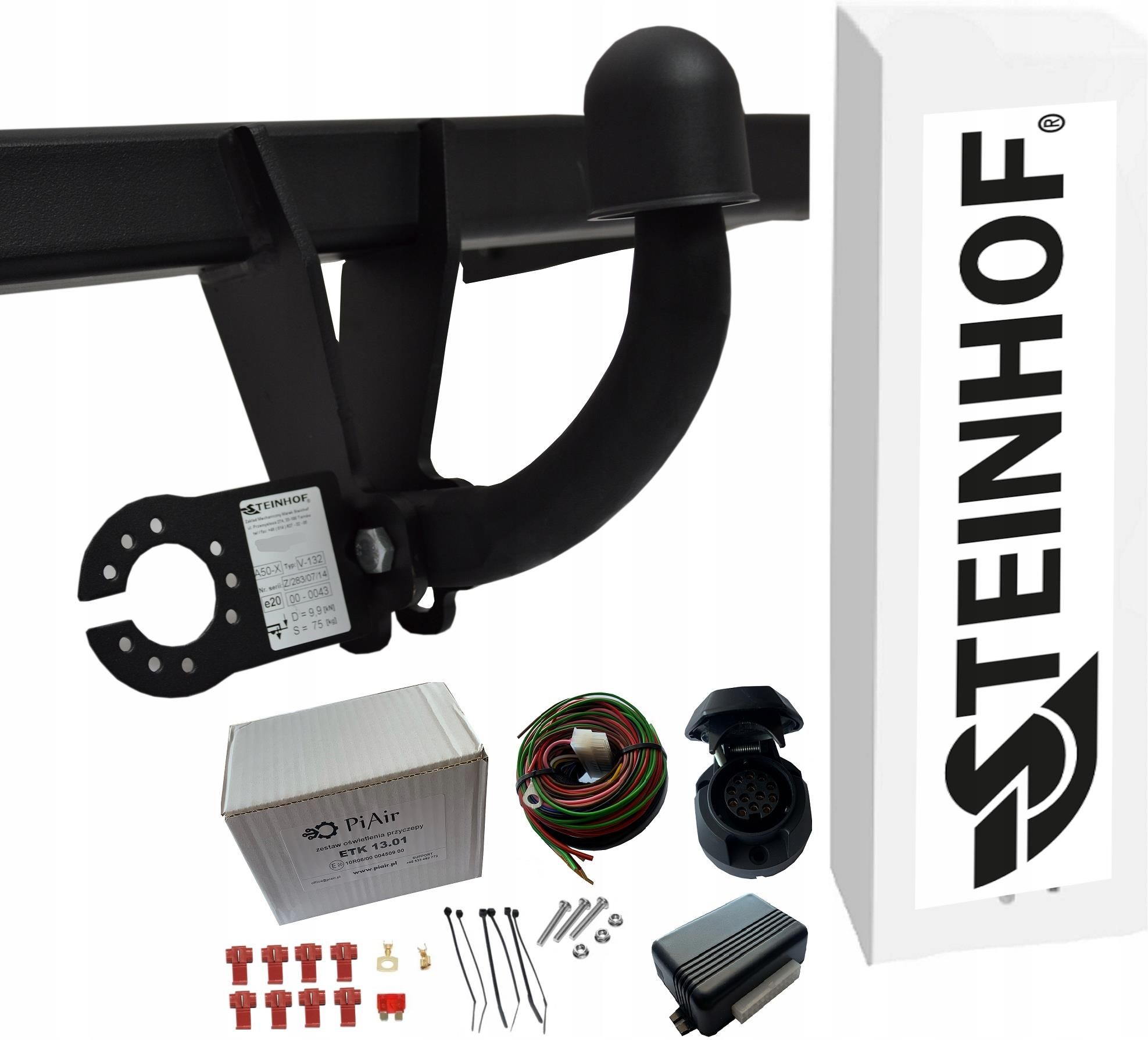 Hak holowniczy Steinhof Hak Holowniczy Hyundai Kona 2 4Wd Od 2017-2023 ...