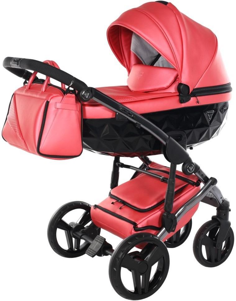 Wózek Junama Diamond Fluo V3 - 14 Neon Coral - Ceny i opinie - Ceneo.pl