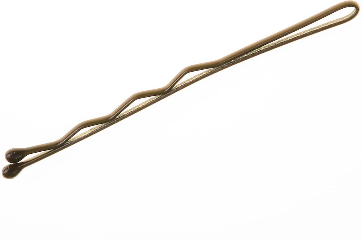 Iza Karbowane Wsuwki Do Włosów Z Kulkami Brązowe 60 mm 10szt. - Opinie ...