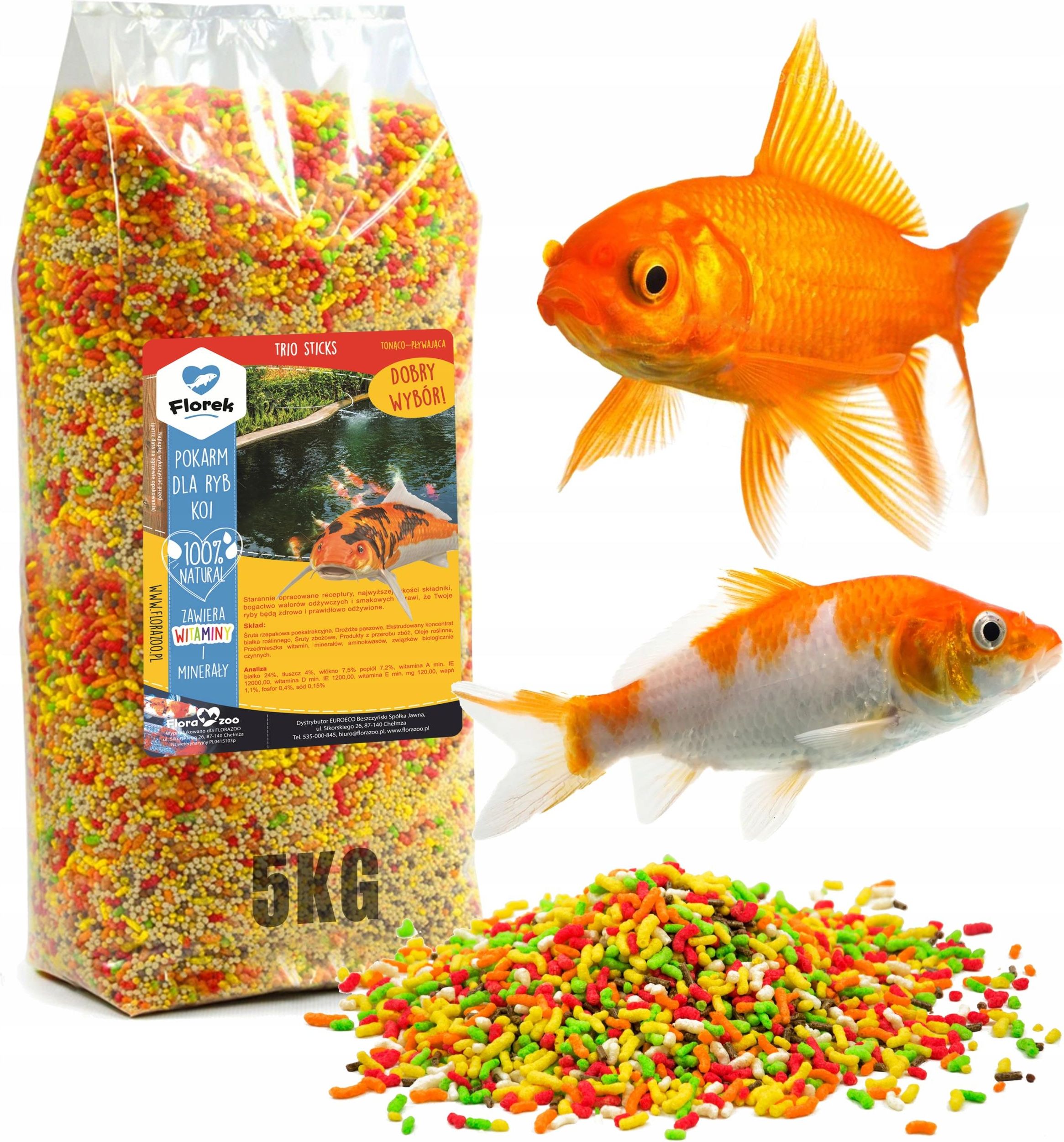 Karma Pokarm Dla Ryb Koi Karpi Mix Oczko Wodne - Ceny i opinie - Ceneo.pl