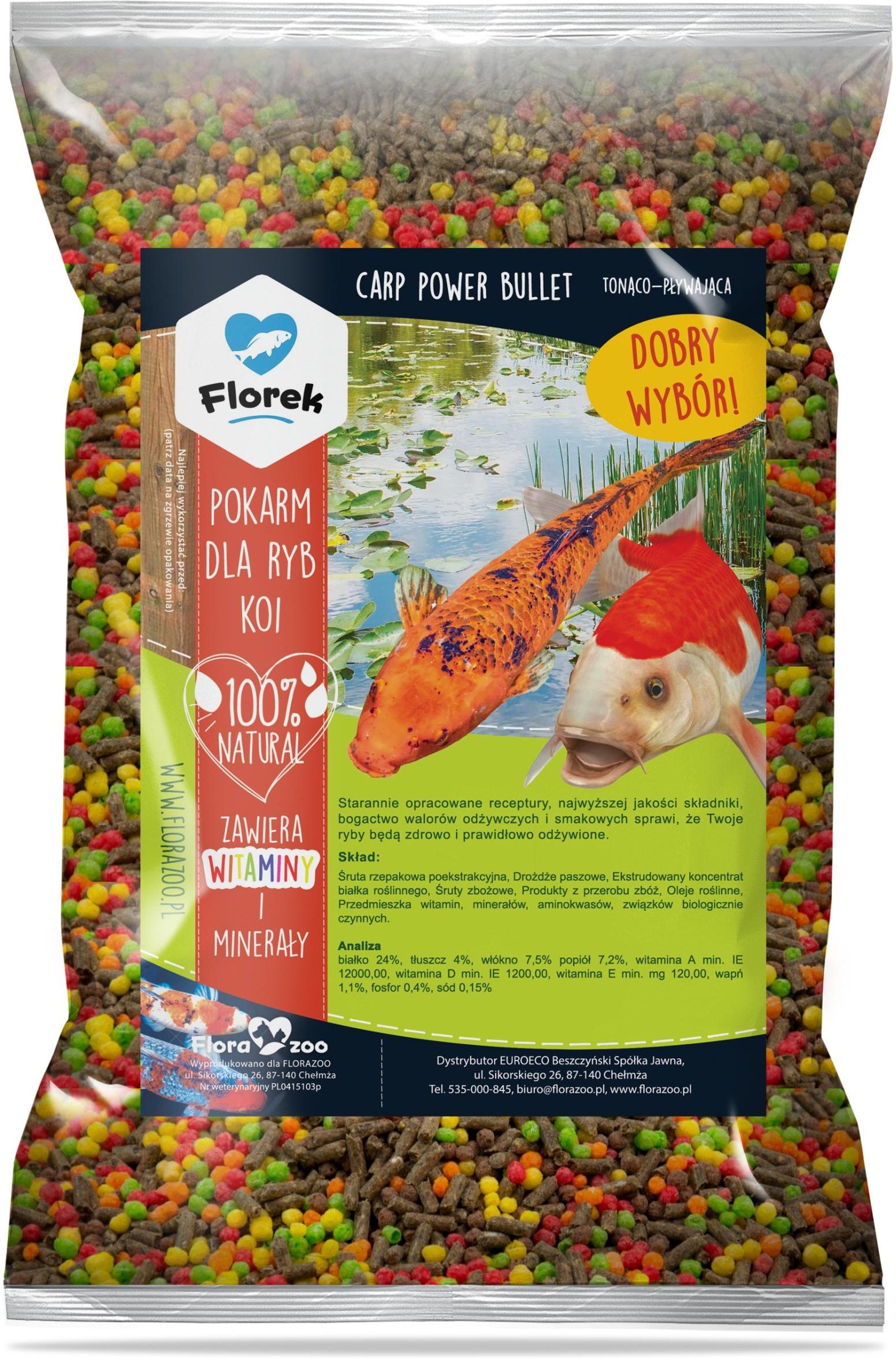 Pokarm Dla Ryb Koi Karpi Karma Oczko Wodne - Ceny i opinie - Ceneo.pl