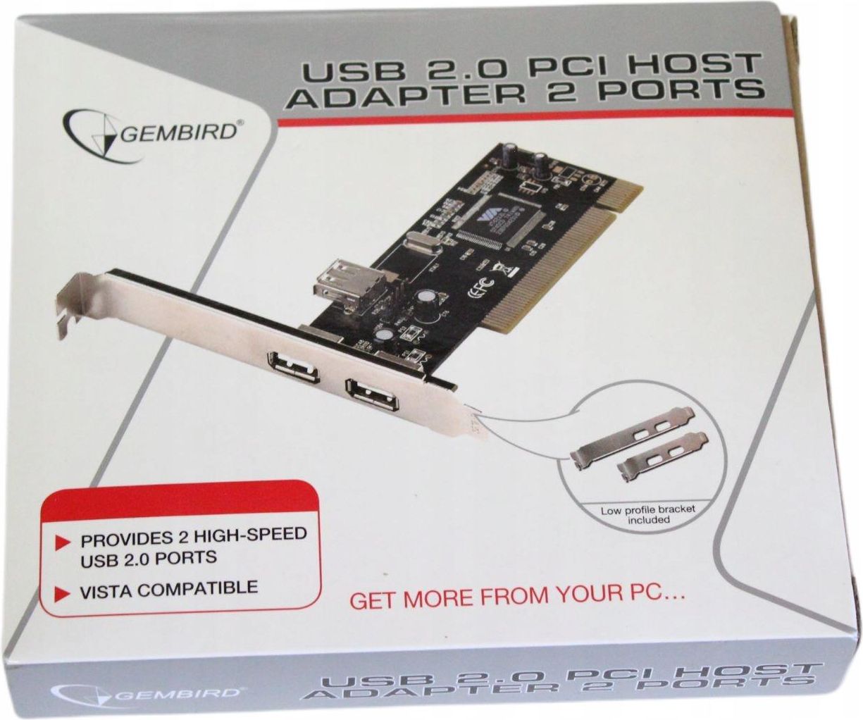 Gembird Adapter Pci 2x Usb 2.0 - Opinie i ceny na Ceneo.pl