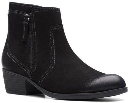 Botki Clarks Charlten Ave kolor black nubuck 26174174 - Ceny i opinie ...