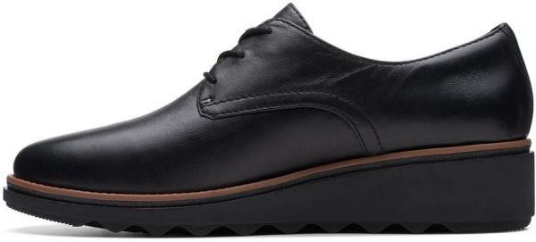 Buty Clarks Sharon Rae kolor black leather 26175416 - Ceny i opinie ...