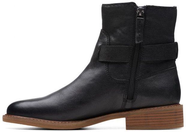 Botki Clarks Cologne Strap kolor black leather 26174771 - Ceny i opinie ...