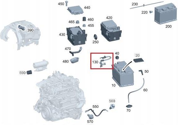 Mercedes W206 W214 Klema Minusowa Przewod A0009057416 - Opinie i ceny ...