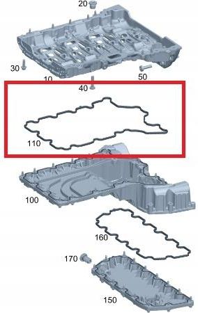 Mercedes Om654 Uszczelka Miski Olejowej Górna A6540149500 - Opinie i ...