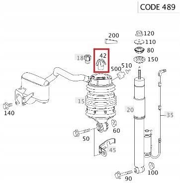 Mercedes Ml Gl Gle Cls Tuleja Mocowania Airmatic A2113280058 - Opinie i ...
