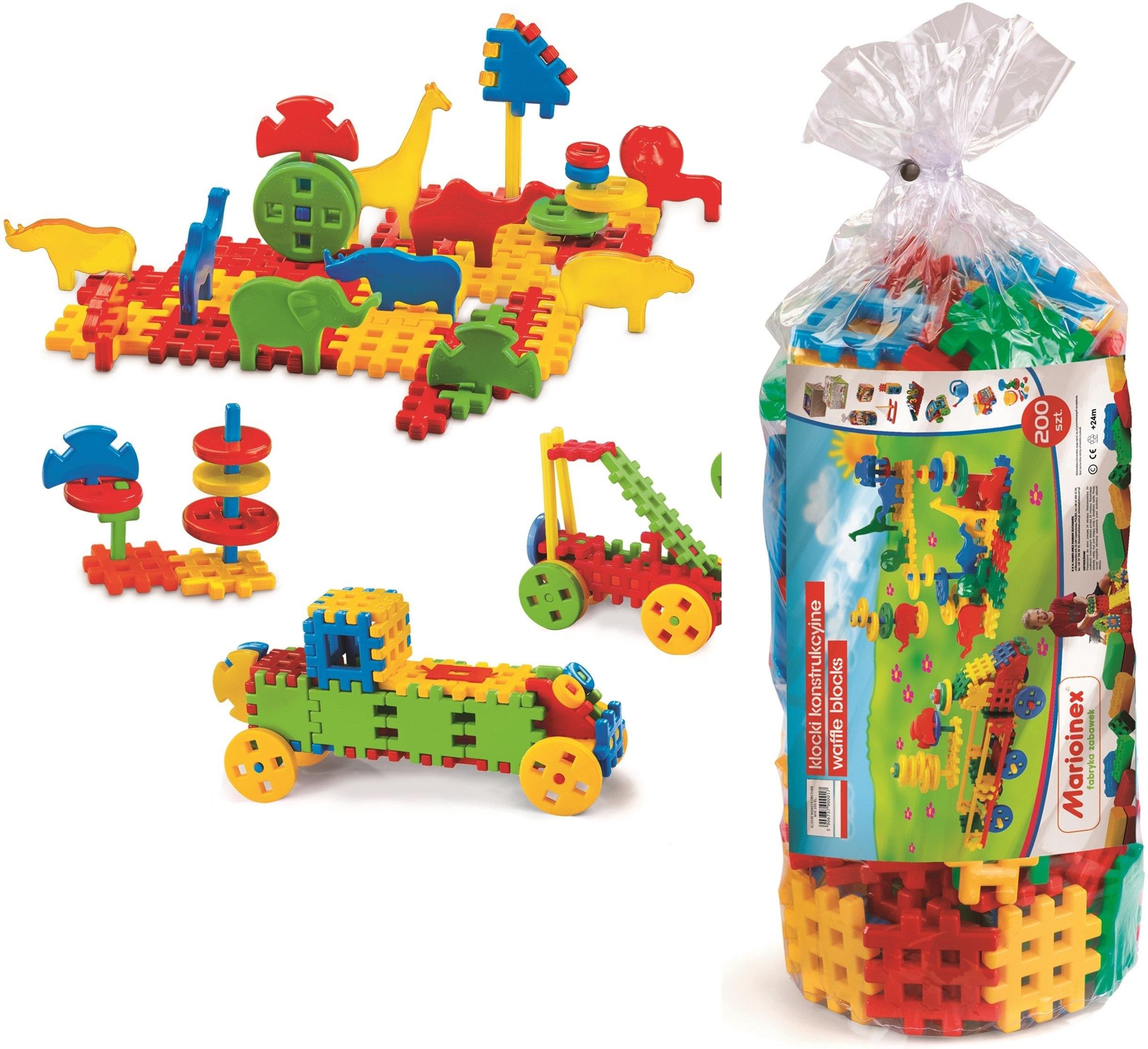 Marioinex Klocki Konstrukcyjne Wafle Mix 200el. W Worku - ceny i opinie ...