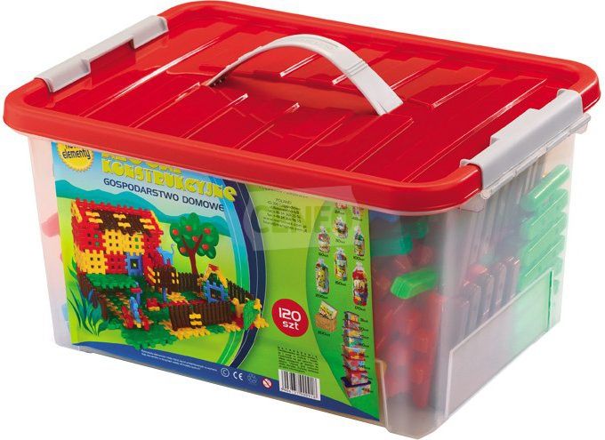 Marioinex Klocki Konstrukcyjne Wafle Gospodarstwo Domowe 120 El. W ...