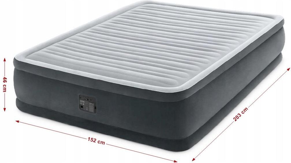 Intex Materac Do Spania Łóżko 2 Osob 64414 Pompka 230V - Opinie i ...